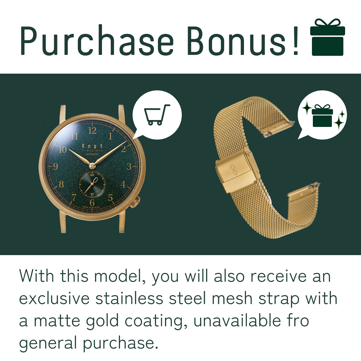 CAS-36YGGN – Maker's Watch Knot Global